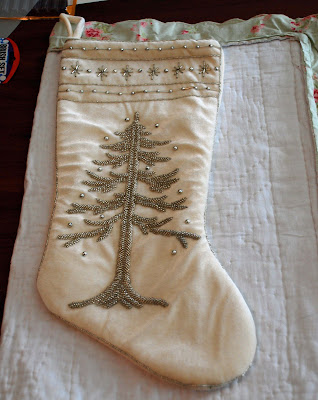 Pretty Partridge: Faux Quilted Stocking Tutorial