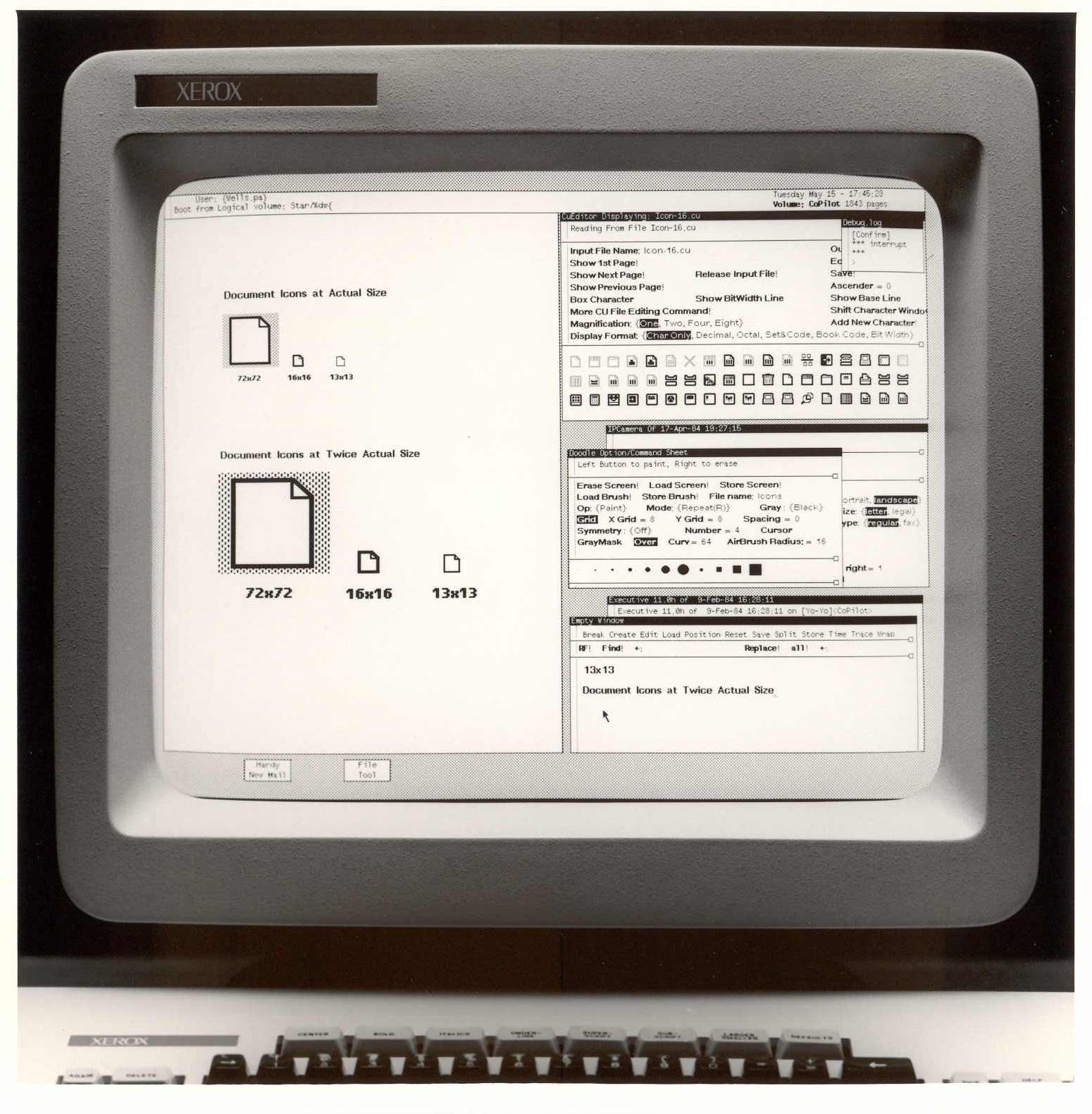 First Computer User Interface (1981) | KABUTO