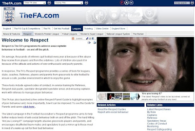 Mosquito News: FA "Respect" Campaign
