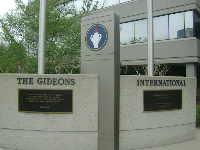 Here today and gone tomorrow: 15 April - The Gideons International