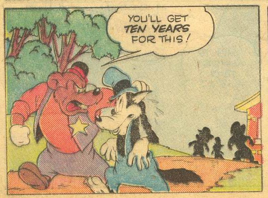 BIG BAD WOLF'S HUT: REDRAWN BIG BAD WOLF COMICS IN MICKEY MOUSE WEEKLY ...