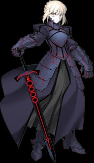 Animoe-space: Dark Saber Fate Stay Night Character Review