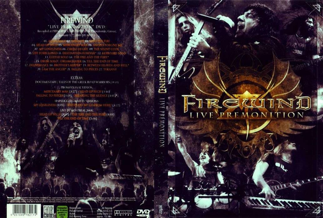DVD MUSICALES: FIREWIND LIVE PREMONITION