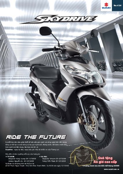 Below 300cc: Suzuki Skydrive 125