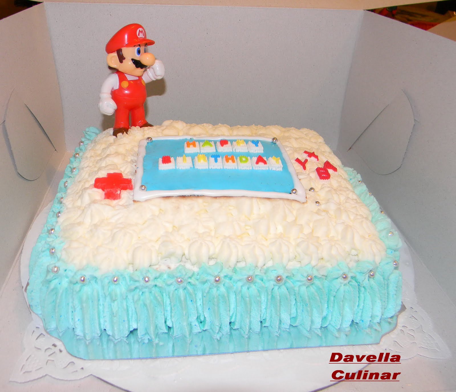 *DAVELLA CULINAR*: Gâteau Super Mario Bros / Tort Super Mario