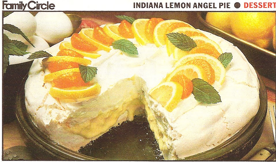Grammy Gertie's Recipe Box: Lemon Angel Pie