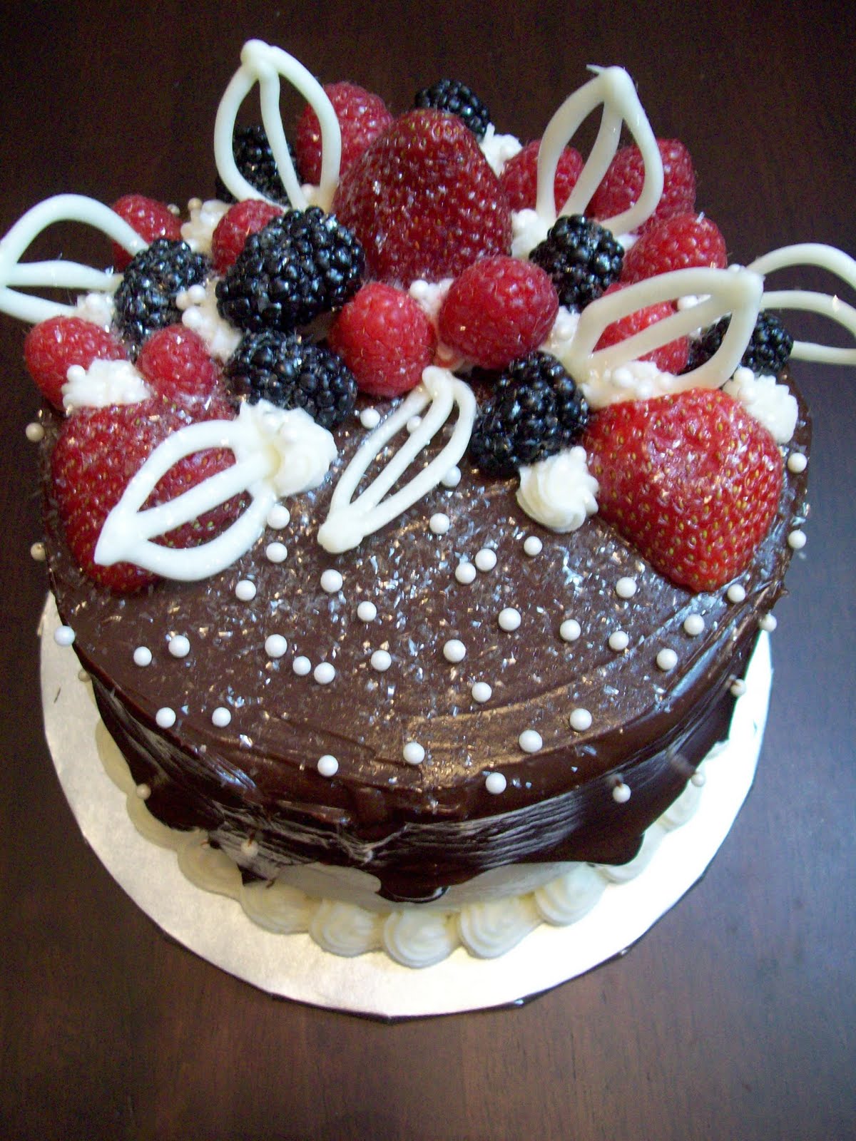 The Frosting Posey: Berry Birthday Cake