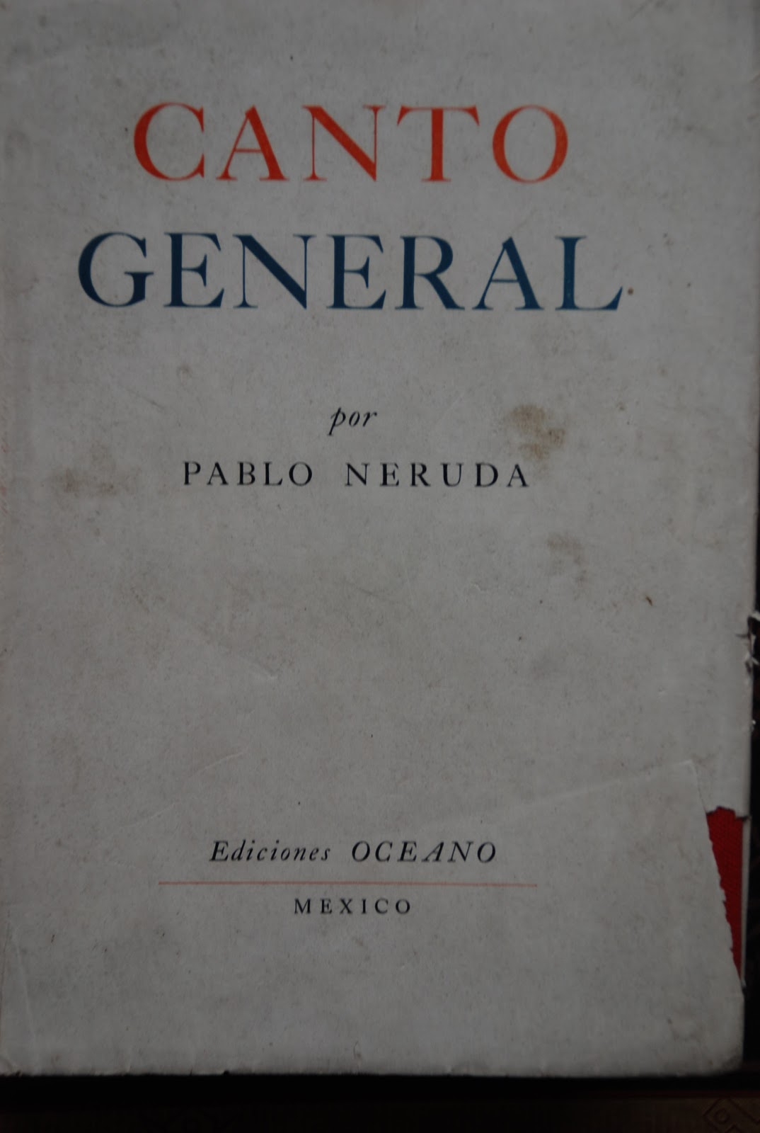 Canto Geral Pablo Neruda - RETOEDU