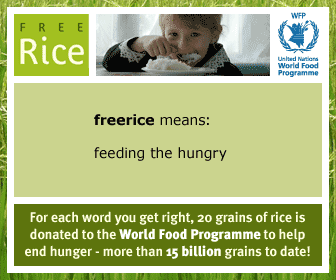 Website's Cafe: FreeRice