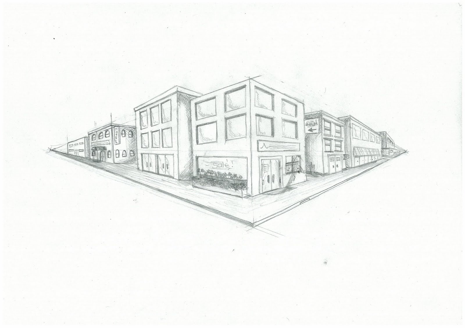 Design & Visualization: SJ03 - Perspective Drawings Practice