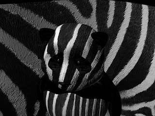 3D Modelling and animation: The Panda/Zebra - Final Images
