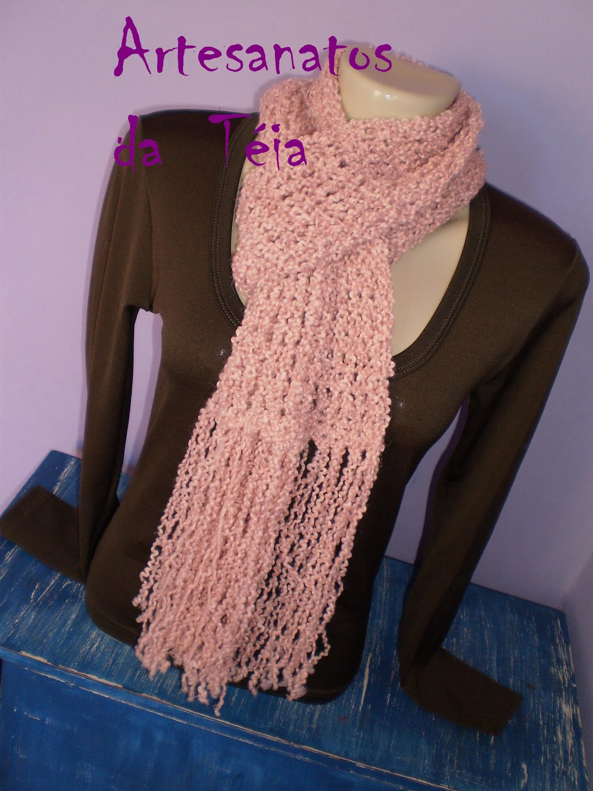 Cachecol Em Tear De Pregos - RETOEDU