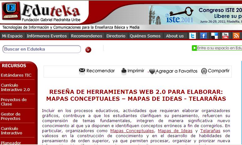 ACCESIBILIDAD E INCLUSIÓN: EDUTEKA: HERRAMIENTAS WEB 2.0