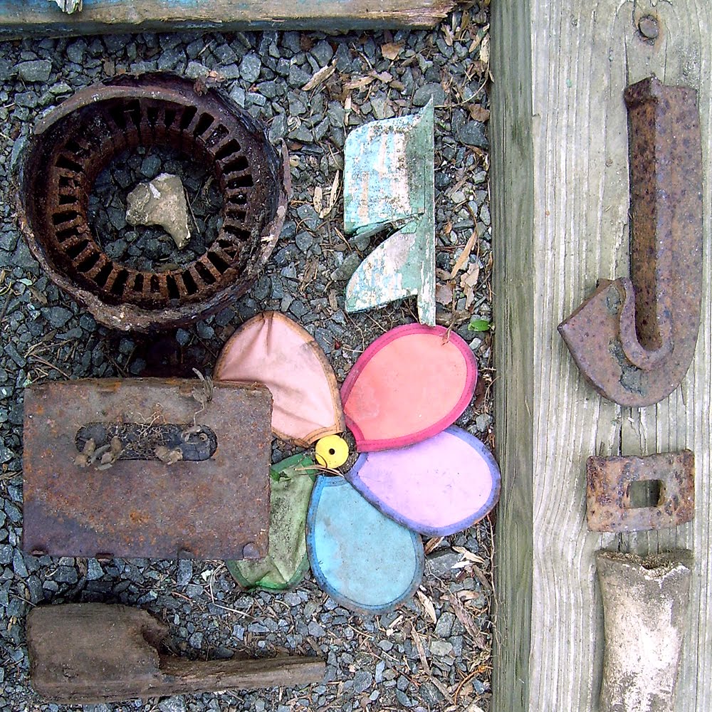 casey/artandcolour: Found Objects #1: Rainbows and Neutrals