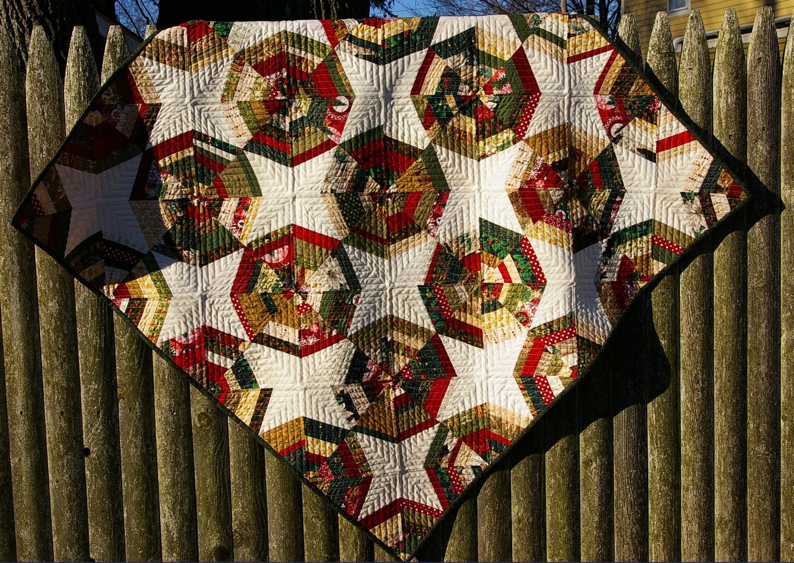 Christmas String Quilt | During Quiet Time