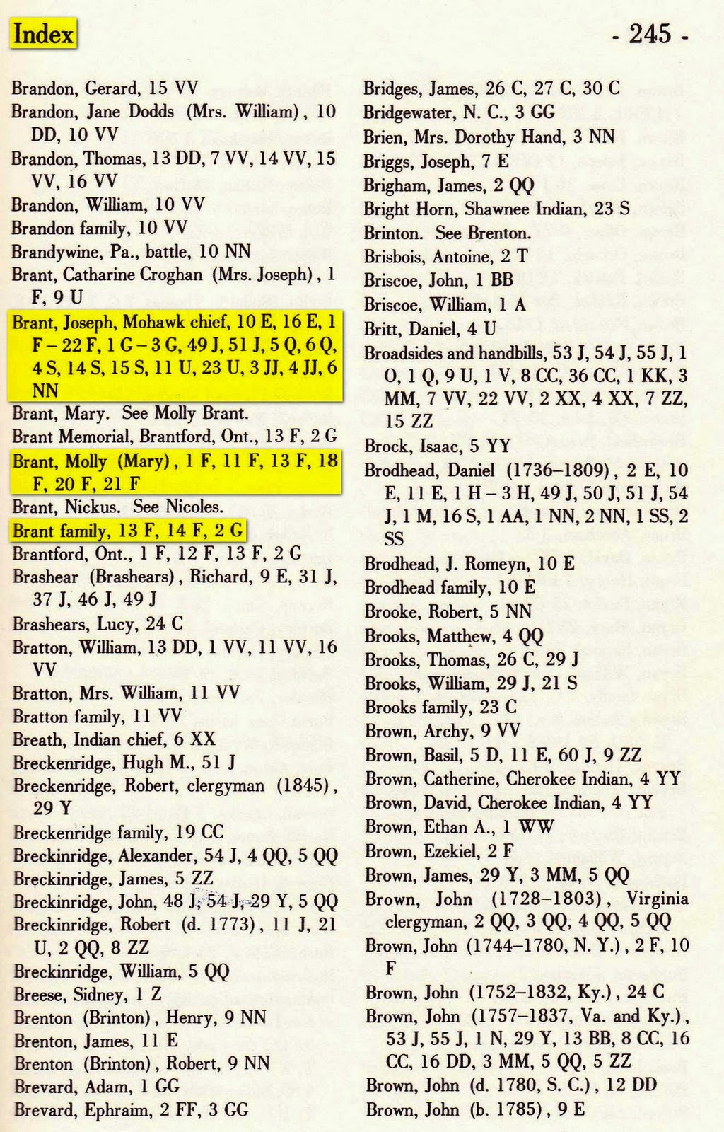 Chief Joseph Family Tree