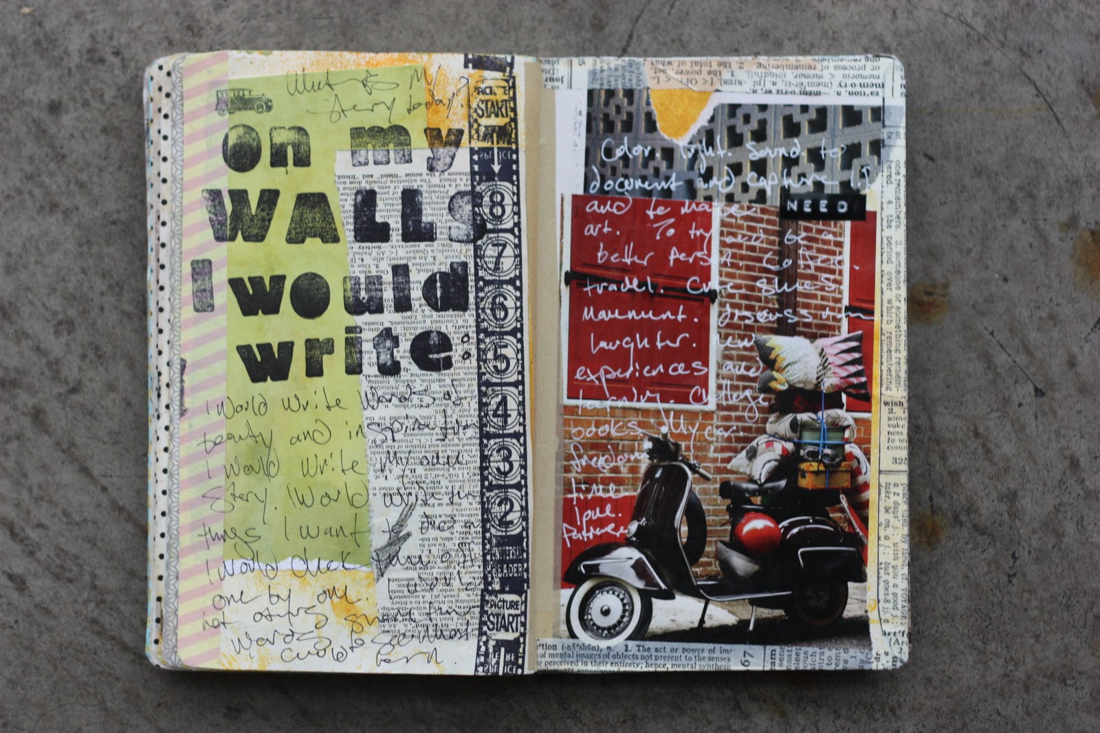 Coffee Girl Crafts: A blog about pretty things: Sketchbook Project Art ...
