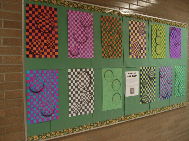 a faithful attempt: Op Art: 3-D Spheres