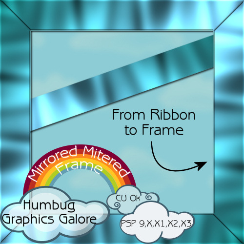 Humbug Graphics Galore: Mirrored Mitered Corners Frame