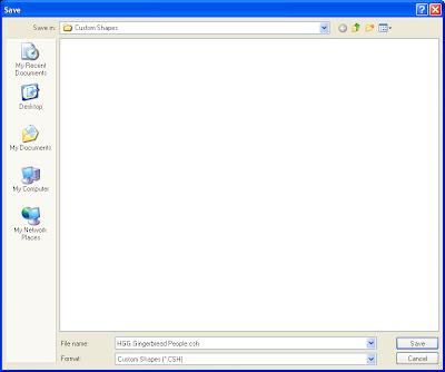 Humbug Graphics Galore: Saving Custom Shapes in Photoshop