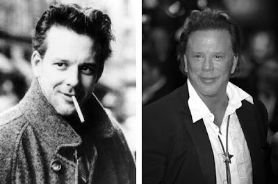 Antes e Depois: mickey rourke