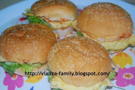 Burger Isi Telur