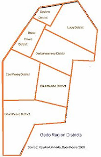 HOYGA NABADA, MIDNIMADA & HORUMARKA!: Gedo Region Map
