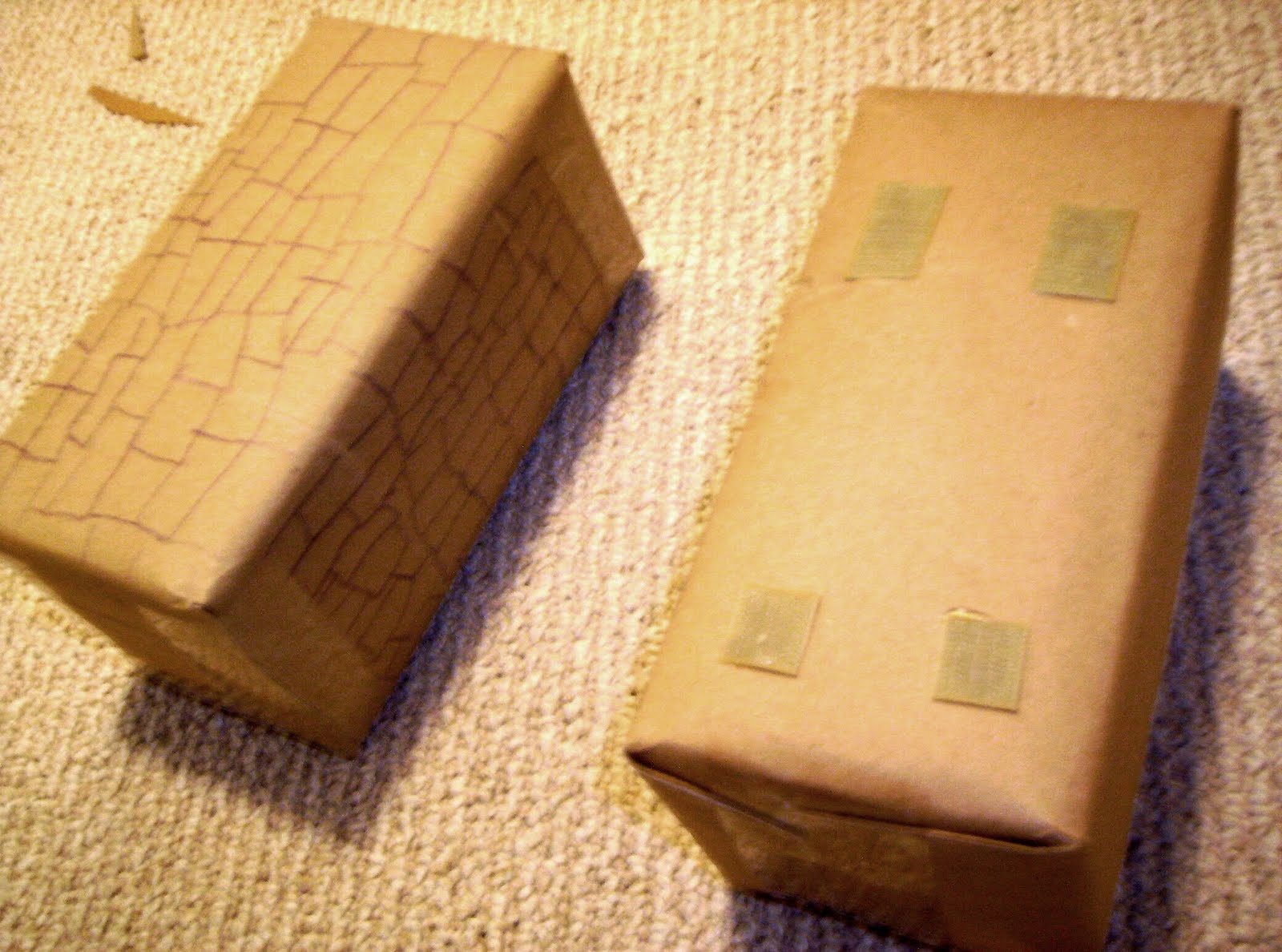 Roots of Simplicity: Green Craft of the Week: DIY Cardboard Blocks Tutorial
