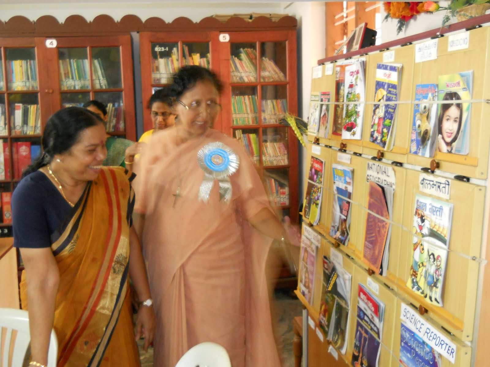 St.Teresa's AIHSS, Kannur: School Library