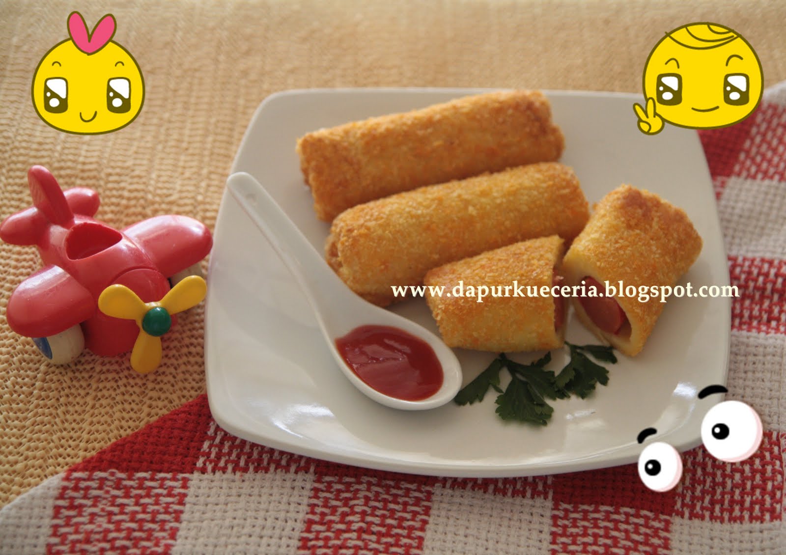 Dapur Kue Ceria: Roti Goreng Sosis Selimut
