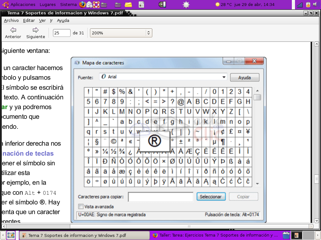 neiiva..: Mapa de caracteres y editor de caracteres