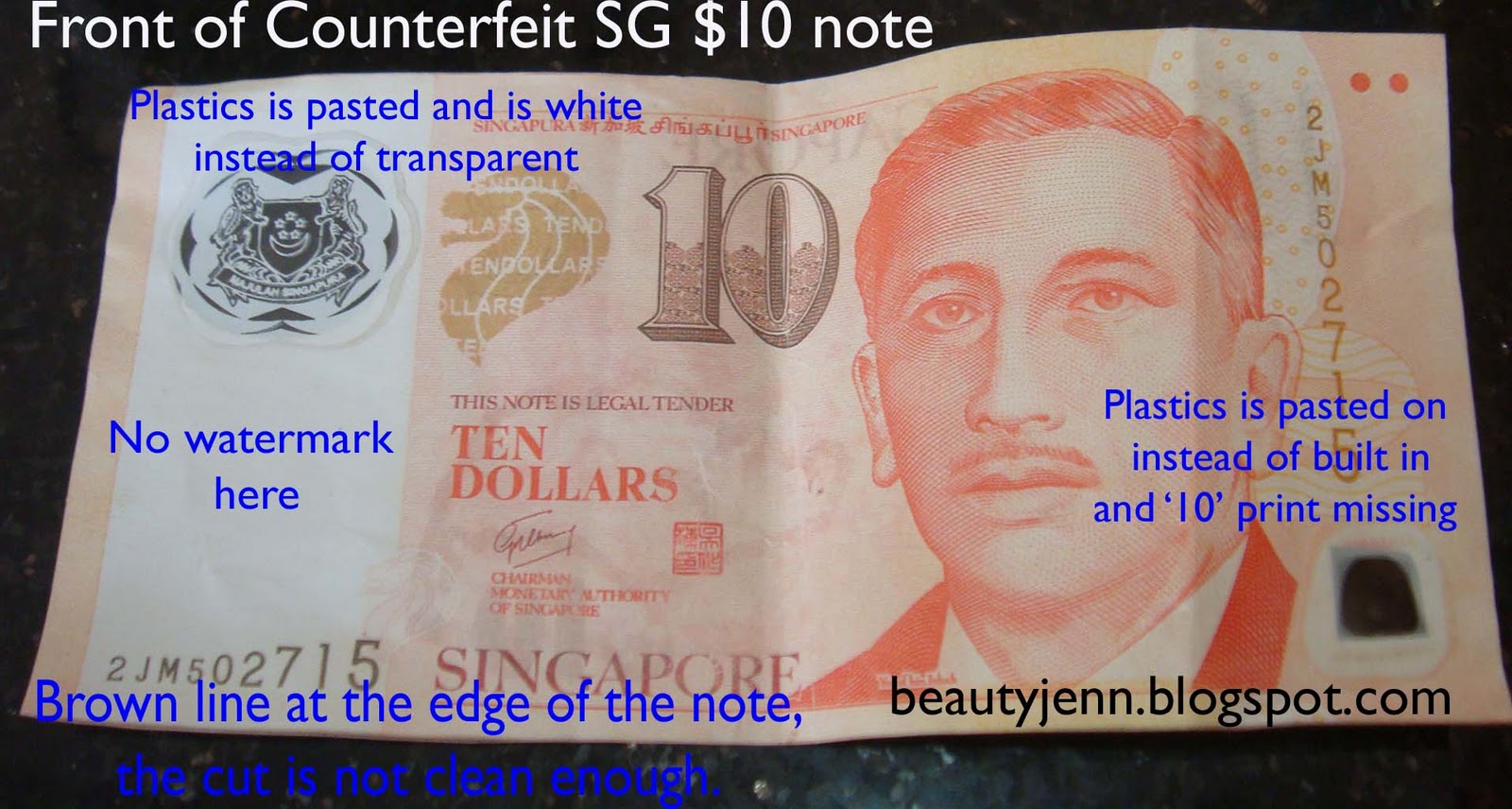 My Life's Inspirations!: Beware of Counterfeit money. How to ...
