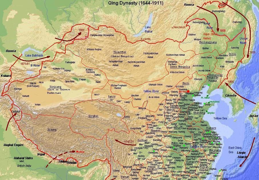 Second Opium War Map