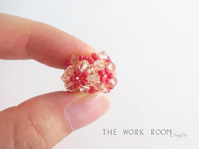 The Work Room: TWR040 Beaded Flower Ball Tutorial