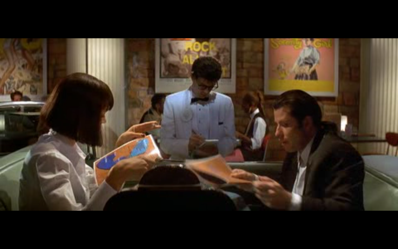 Design Context: Pulp Fiction, Movie Screenshots