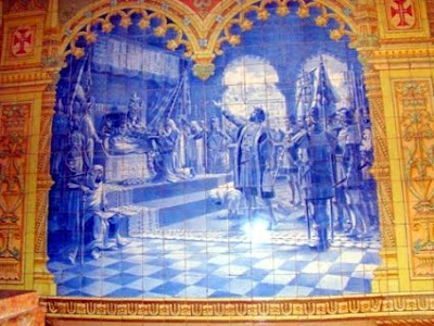 Muro de Lágrimas: Azulejo em Goa