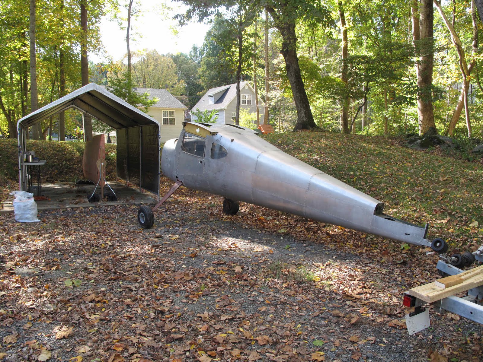 Cessna 140 Rebirth: Fuselage Brought Home