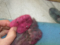 PURPLE ROSE FIBER: How To Make Needle Felted Bowls - Part 2