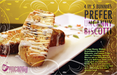 K. Michael Renehan's Portfolio: Uncanny Biscotti Logo, Brochure, and Sign
