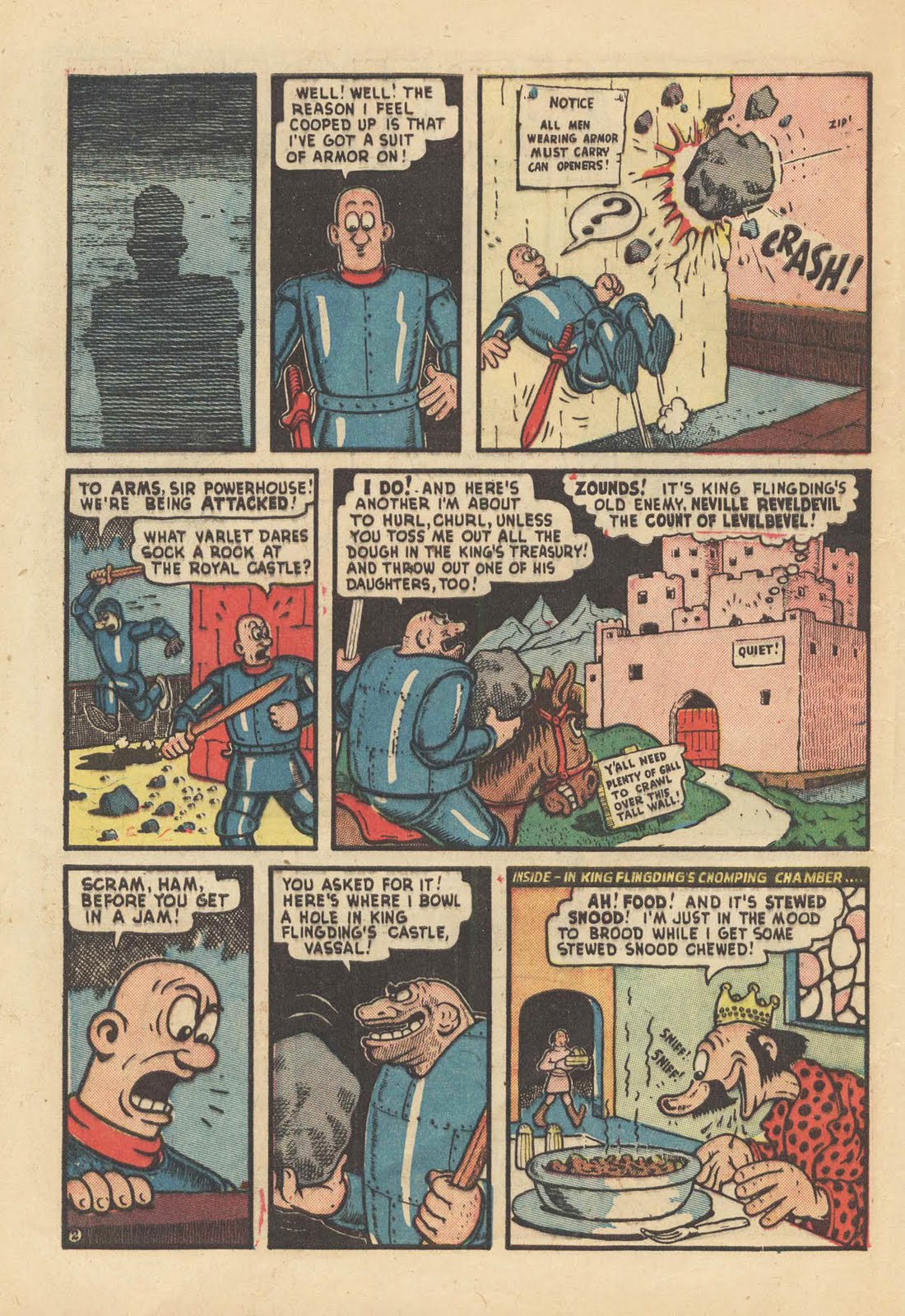 Four-Color Shadows: Powerhouse Pepper-Basil Wolverton-1945