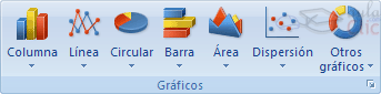MENU INSERTAR DE EXCEL