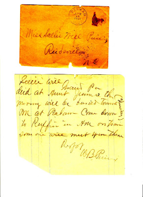 Caswell County North Carolina: William Beauregard Pinnix (1861-1938)