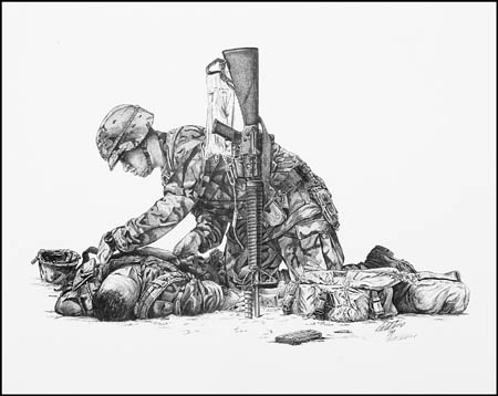 US NAVY JEEP: Combat Medics go into the battlezone and pray, "God, help ...