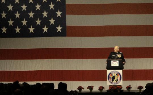 US NAVY JEEP: Lt. General John F. Kelly, USMC speaks in support of the ...