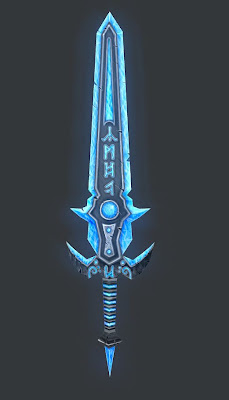 Matthew Dale: Digital Artist: Update on Warcraft Inspired Low Poly Sword