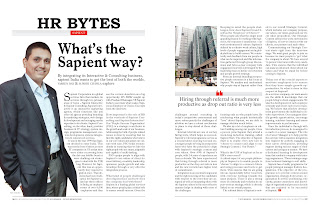 Vareen Ray: Interview: Prashant Bhatnagar, VP, Sapient India