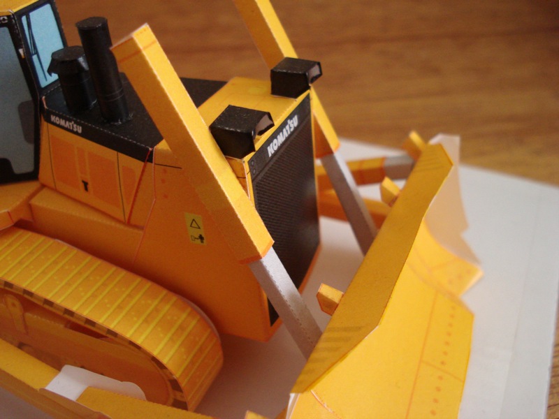 Papiers, no >}}> : Papercraft 3 - Bulldozer