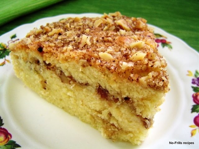Anniversary Post ~ Walnut Streusel Cake