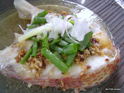 Steamed fish fillet