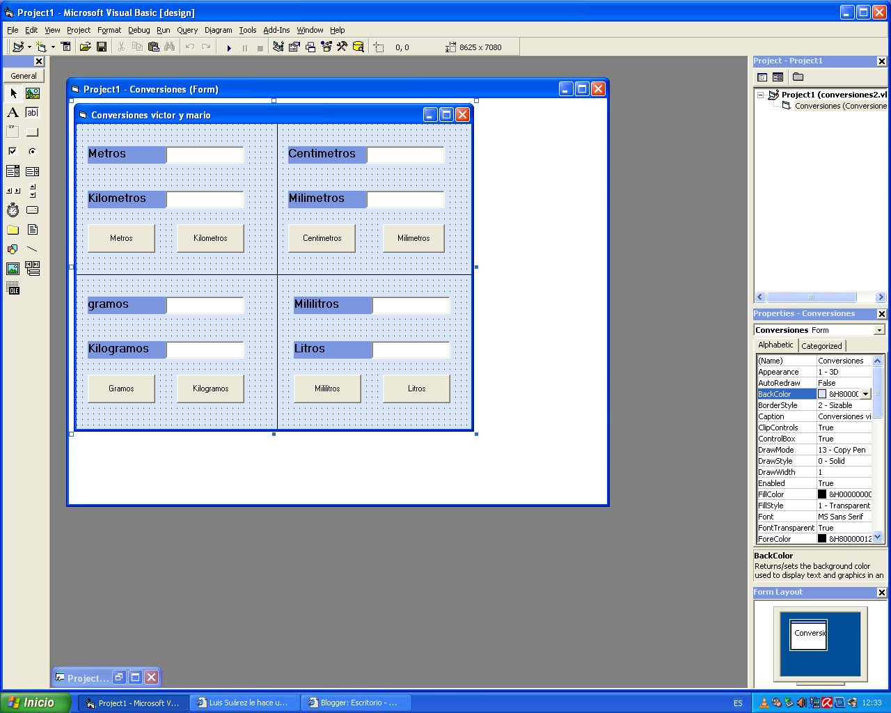cuaderno de programacion: Visual Basic